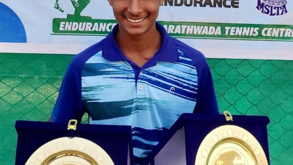 Tavish wins a double crown in National under-14 tennis - The Hindu